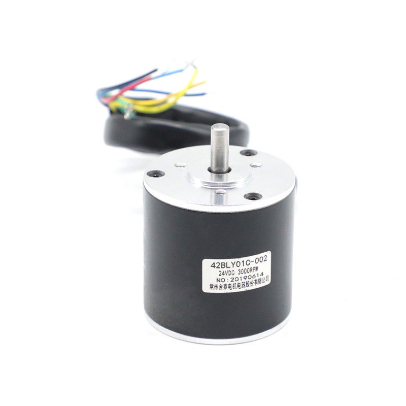 3000RPM Lightweight Brushless Dc Motor 4 Pole 24 Volt 11W 0.035nm ...