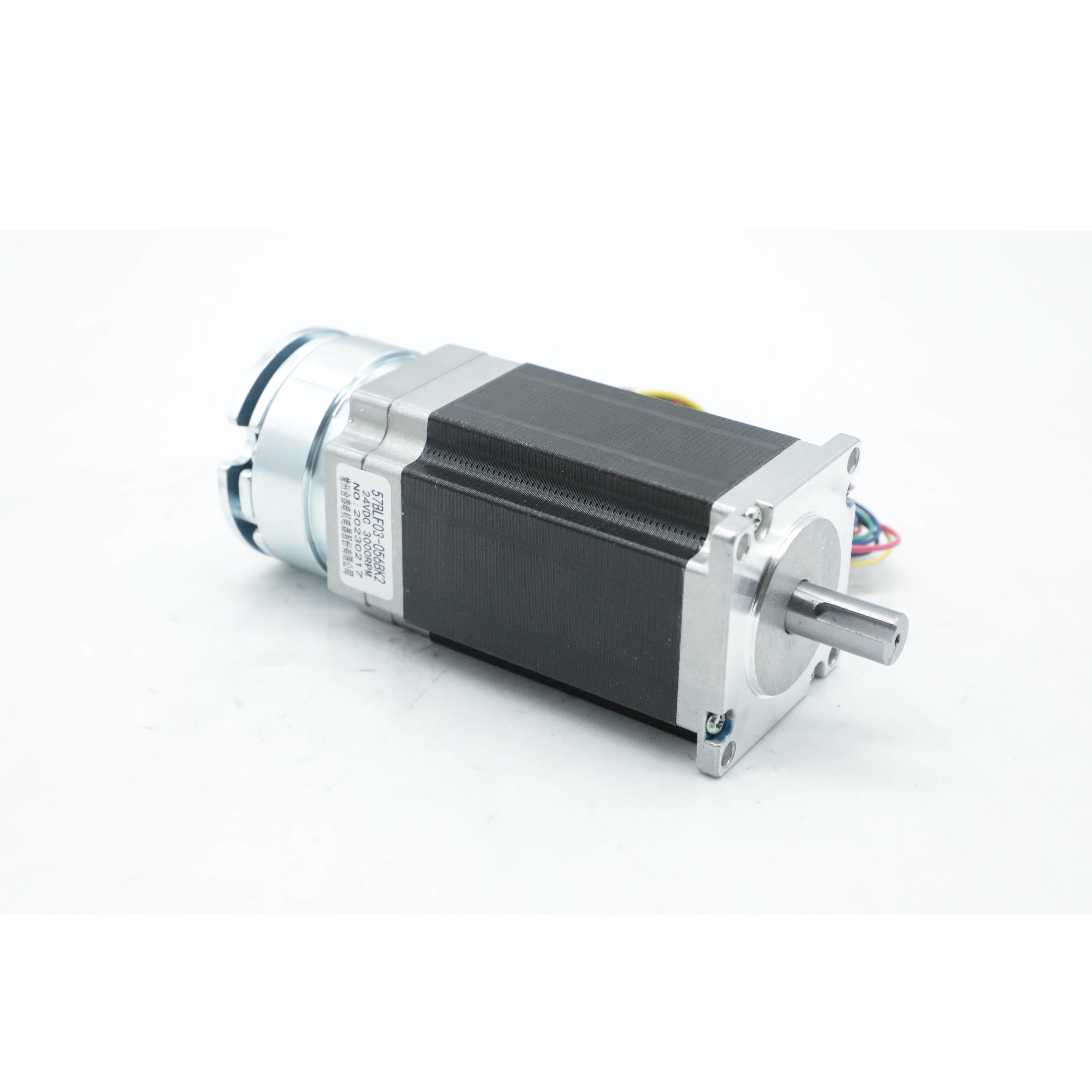 57mm 24v 3000rpm 0.6N.M Bldc Motor With Break Nema23 Brushless Dc Motor