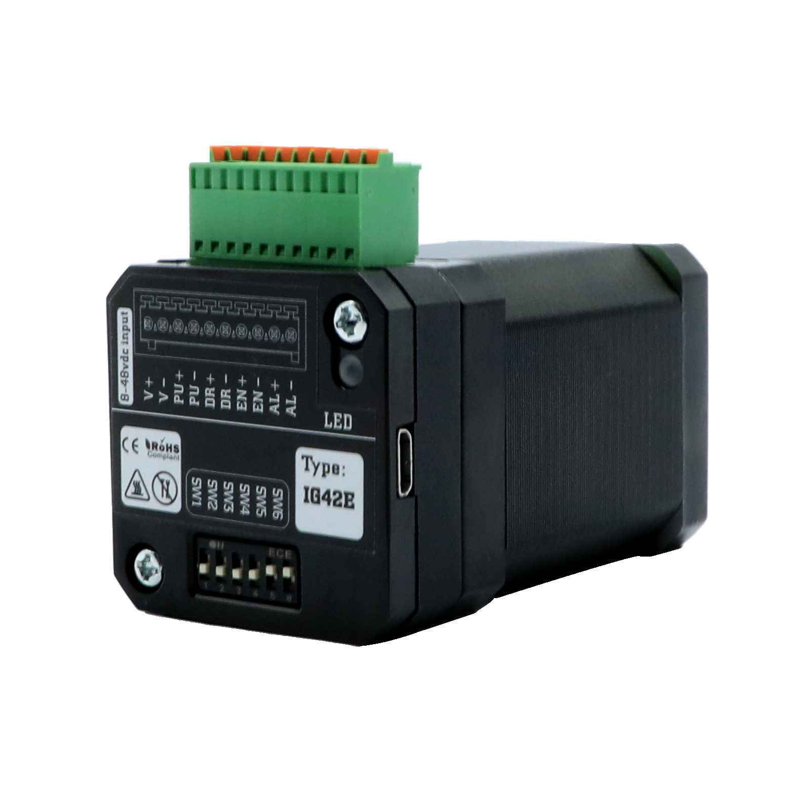 NEMA17 4.5 Kg.cm Stepping Motor With RS485 Integrated Closed Loop Drive ... NEMA17 4.5 Kg.cm Stepping Motor With RS485 Integrated Closed Loop Drive ...